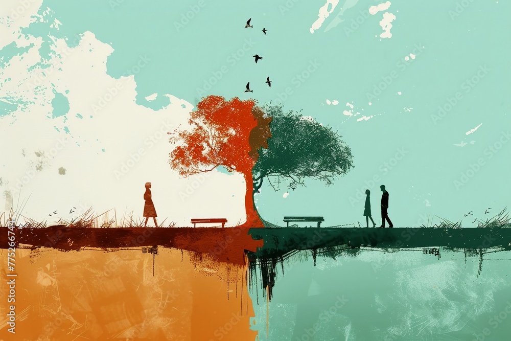 Produce a compelling graphic illustrating the before and after effects ...
