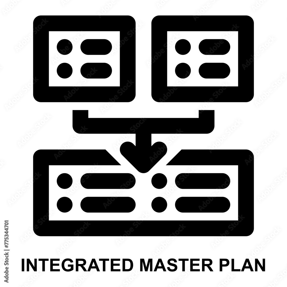integrated, master plan, integration, join, planning, project ...