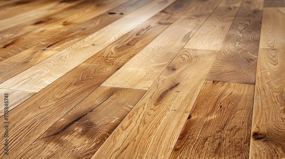 Warm oak wood flooring with natural pattern - High-quality photo of ...