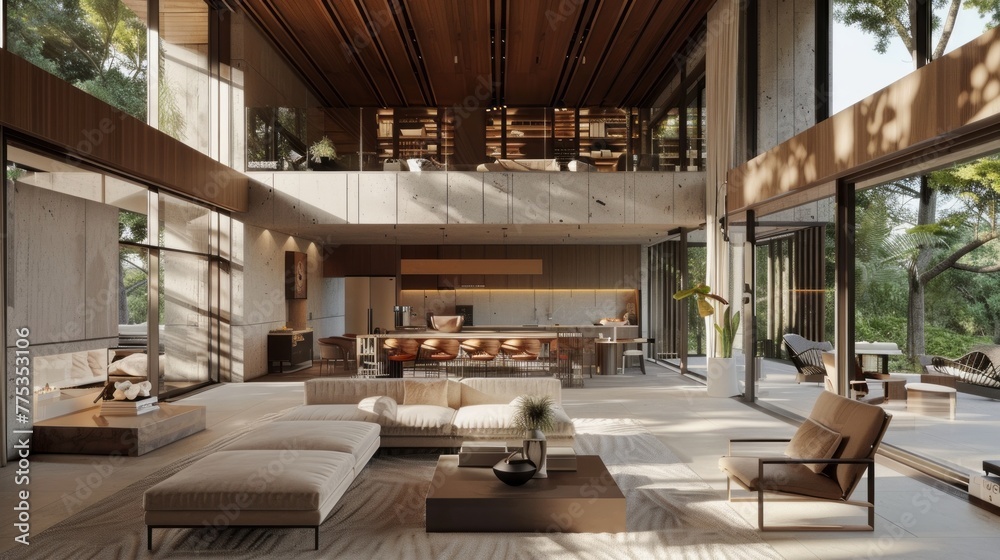 Modern house interior design: luxe architecture by professional ...