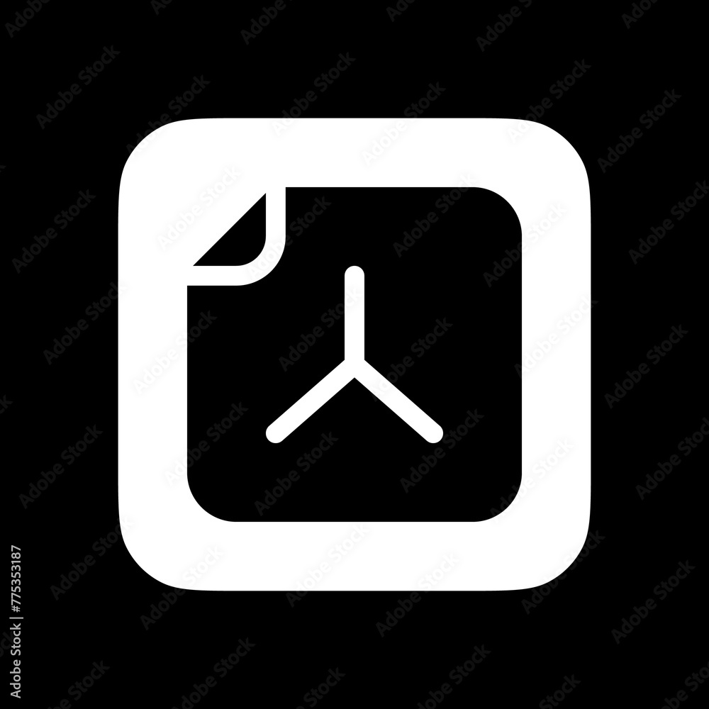 Editable vector pdf file document icon. Part of a big icon set family ...