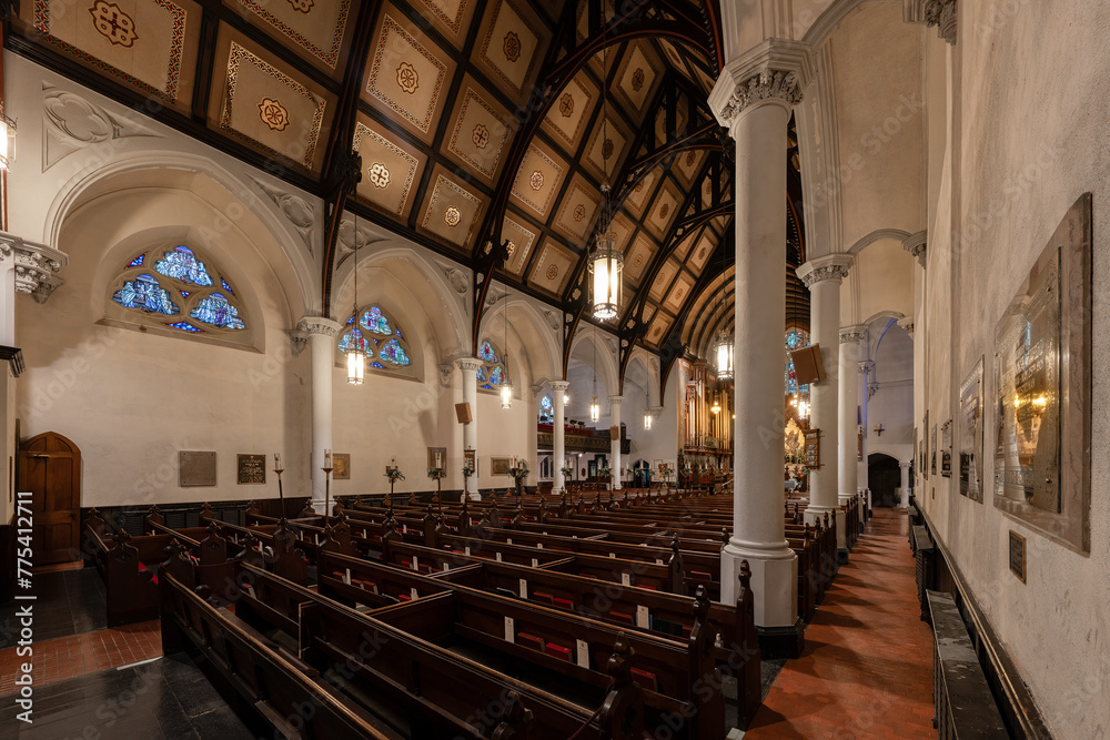 Detroit, Michigan -USA- April 2, 2024- Historic Christ Church of ...