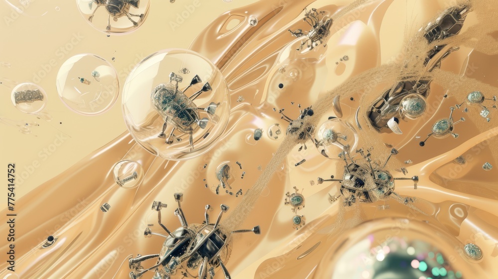 The use of nanotechnology to restore skin at the molecular level, an ...