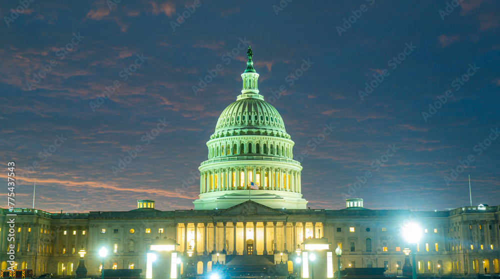 US congress. Capitol building. US National Capitol in Washington, DC ...