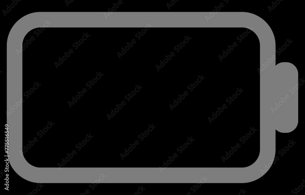 Vidéo Stock countdown battery Need to replenish energy Electrical power ...