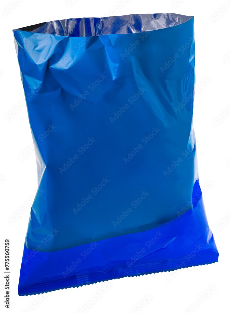 Food Packaging, Foil and plastic snack bags mockup bag opening cut ...