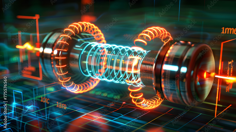Informative Illustration of LC Circuit Response and Energy Oscillation ...