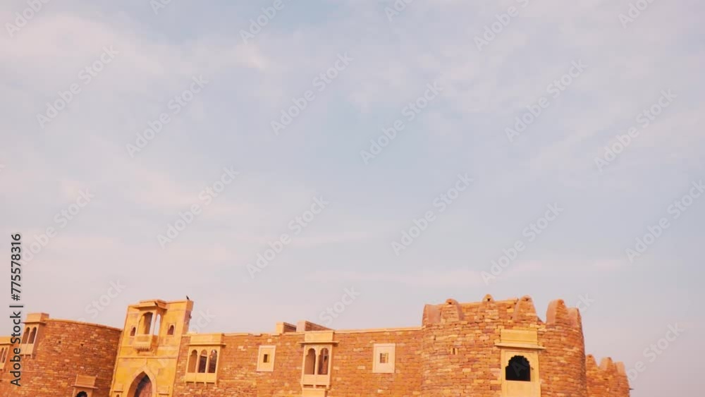 Khabha fort near Jaisalmer in Rajasthan, India. Indian Architecture ...