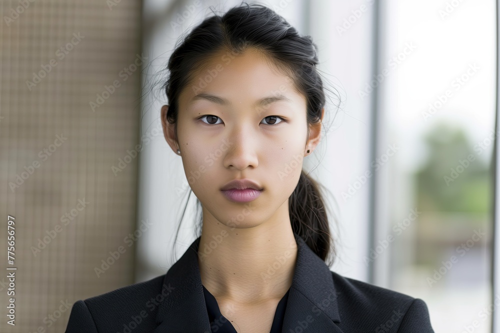 Confident Asian female who is a corporate executive. CEO of the large ...