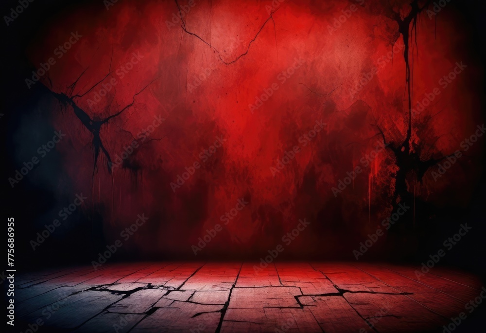 Scary red and black background, Black and red grunge texture. Stock ...