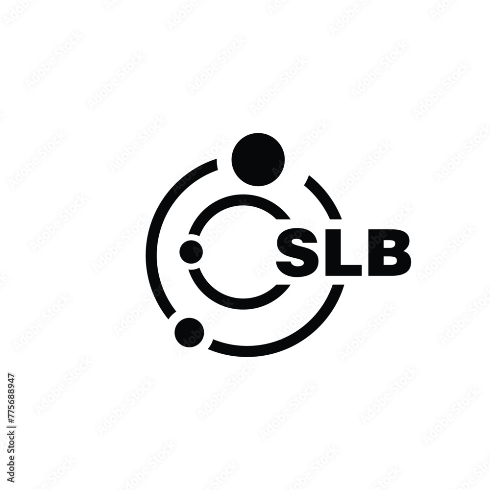 SLB letter logo design on white background. SLB logo. SLB creative initials letter Monogram logo ...