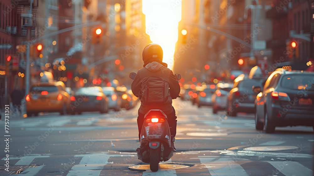 Lifestyle with Motorcycle Adventures, Explore City Streets and ...
