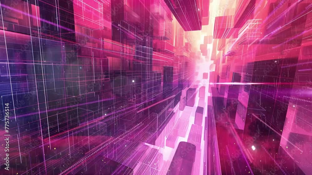 futuristic virtual background. surreal virtual reality experience enter ...