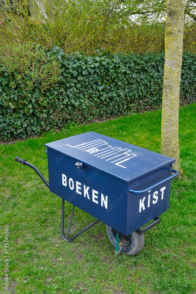Dutch free mini public neighbourhood library where you can borrow and ...