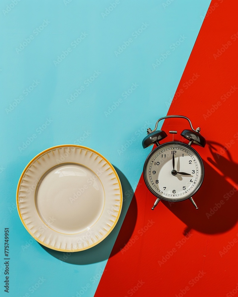 Visual elements to convey the idea of intermittent fasting ...