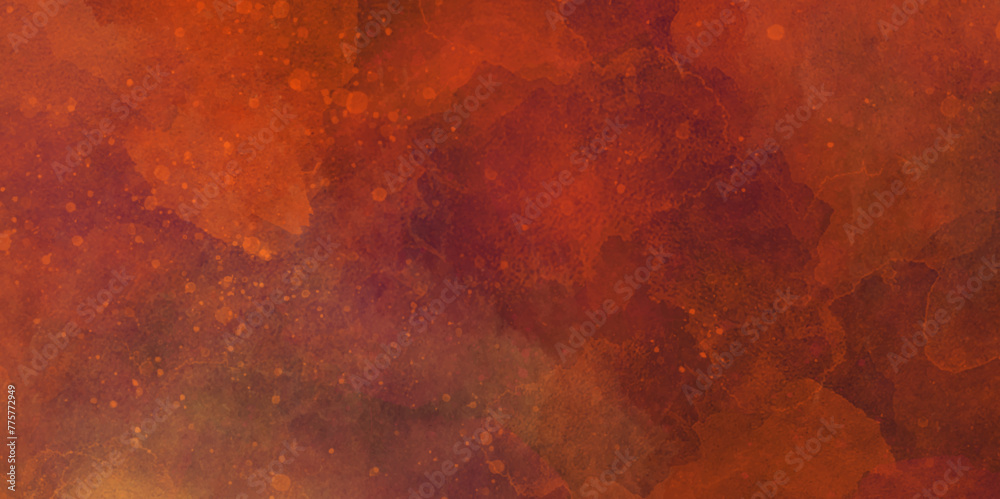 Dark and light red wall grunge backdrop texture. watercolor painted ...