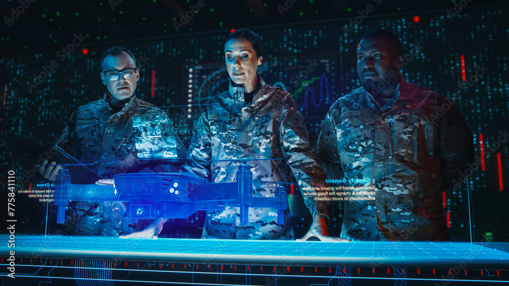 Futuristic Warfare Strategy: Military Intelligence Experts use ...