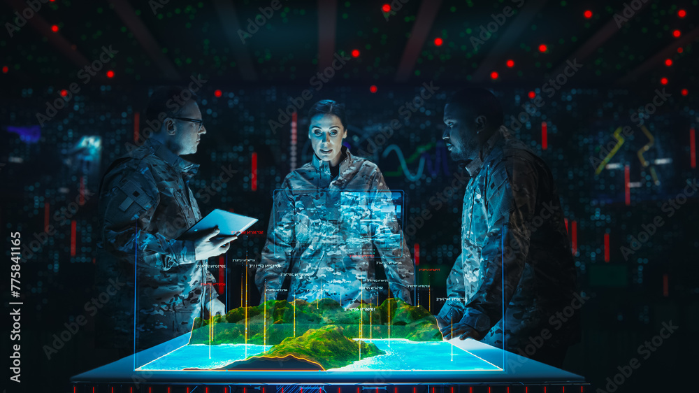 Futuristic Warfare Strategy: Military Intelligence Experts use ...