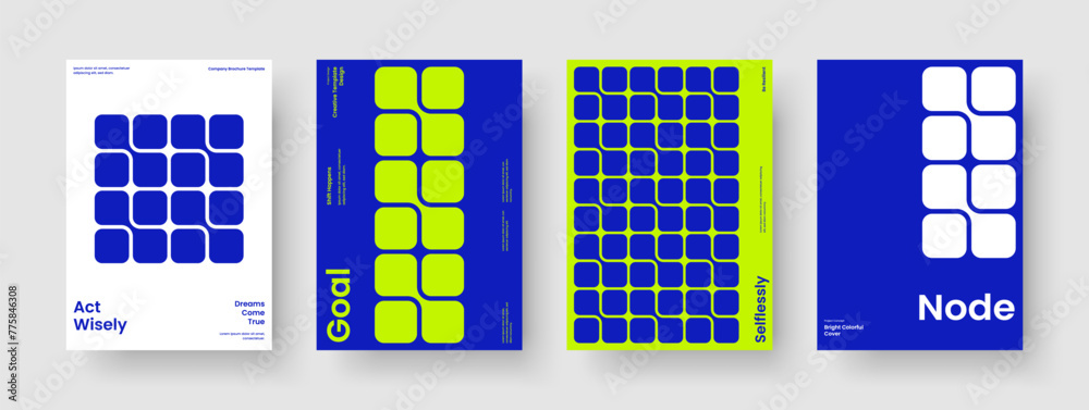 Isolated Flyer Layout. Creative Book Cover Design. Modern Poster ...
