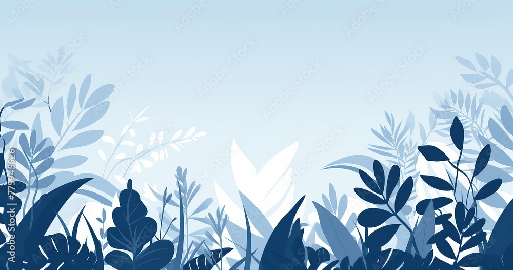 leafy website bottom border image for transitioning to the next section ...