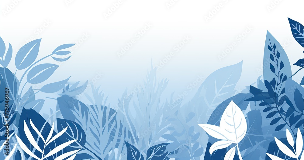 leafy website bottom border image for transitioning to the next section ...