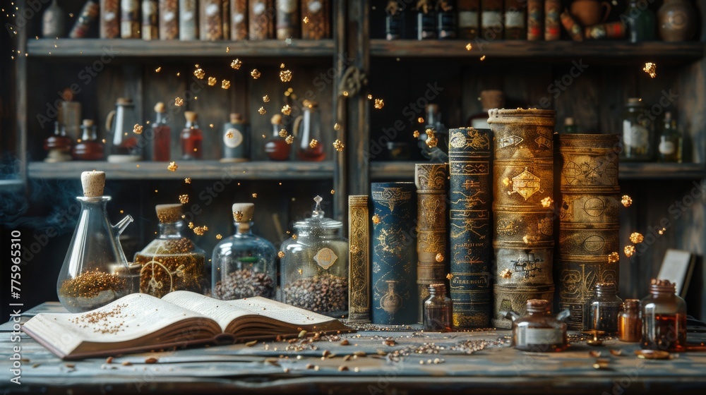 Medieval Alchemist: Capture the mystique of an alchemist's laboratory ...