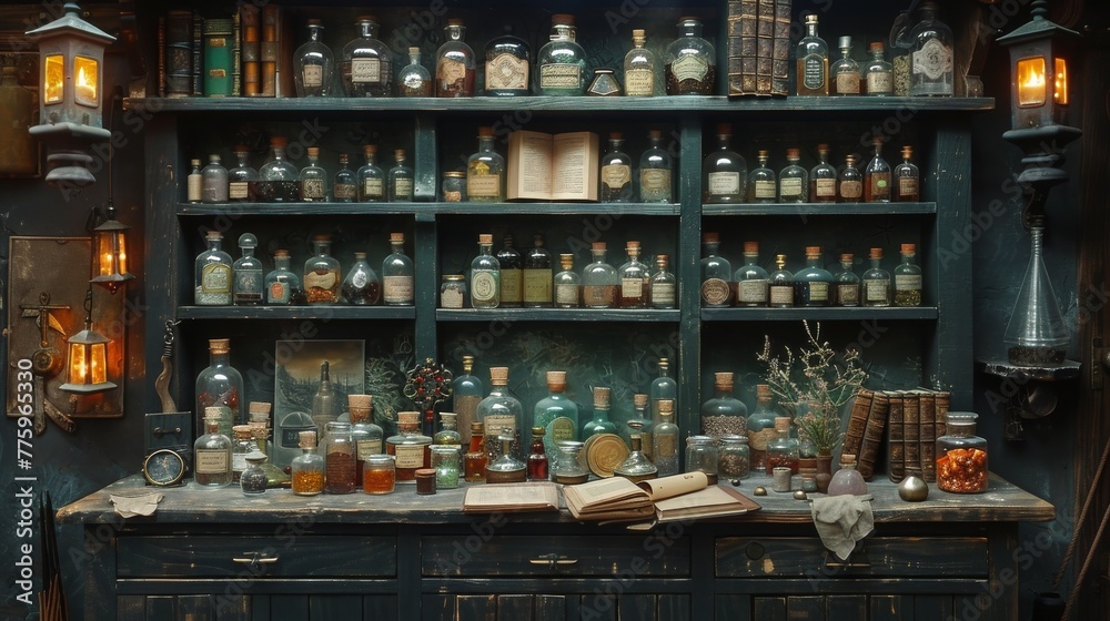 Medieval Alchemist: Capture the mystique of an alchemist's laboratory ...