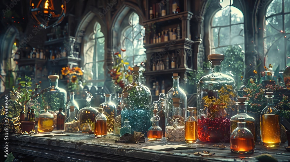 Medieval Alchemist: Capture the mystique of an alchemist's laboratory ...