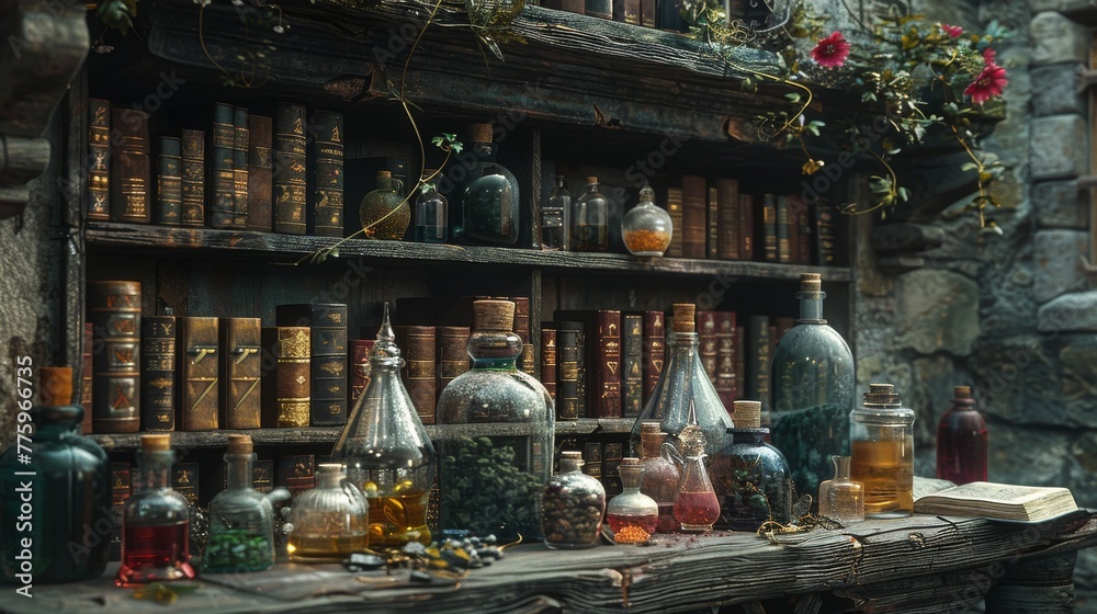 Medieval Alchemist: Capture the mystique of an alchemist's laboratory ...