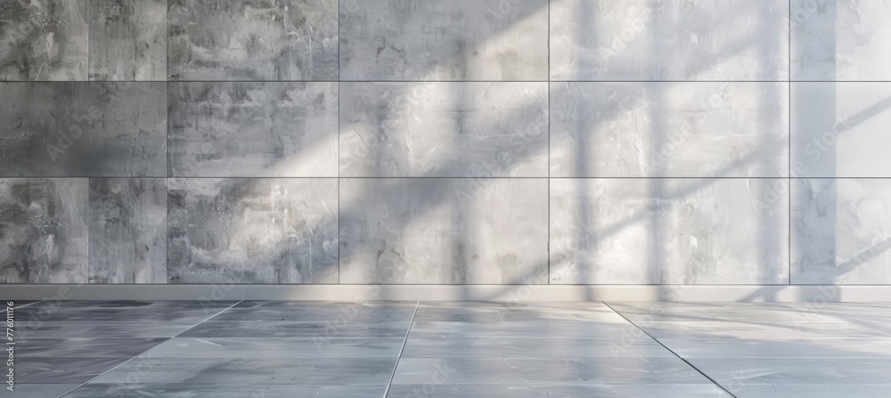 light grey tile wall background with different color and size of marble ...