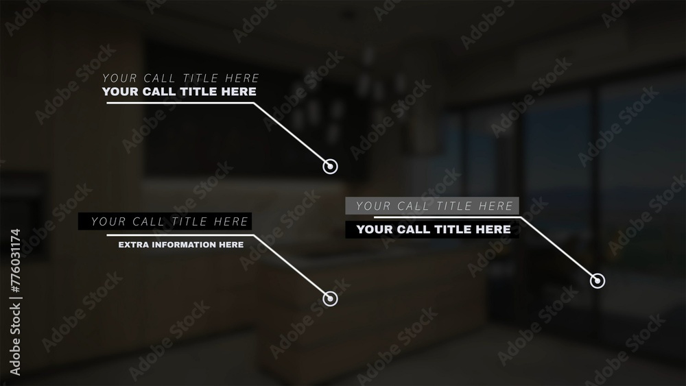 Call Out Title Collection Auto Scale Easy Simple Infographic Pack Stock ...