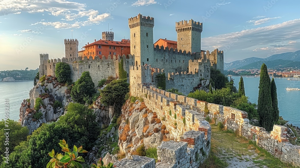 Medieval Castles: Photograph imposing castle structures, fortified ...