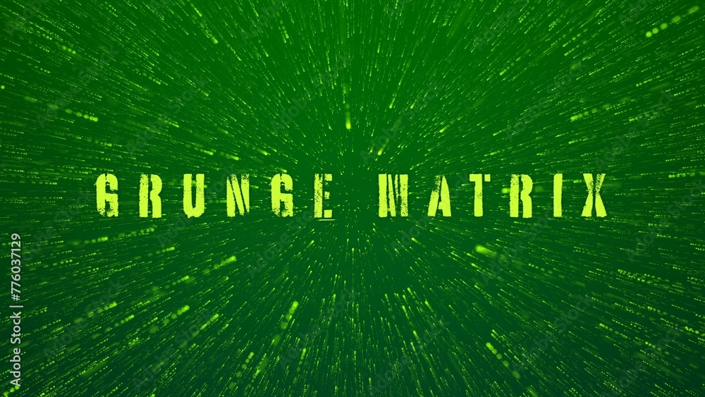 Matrix Particles Cinematic Modern Movie Title Intro Stock Template ...