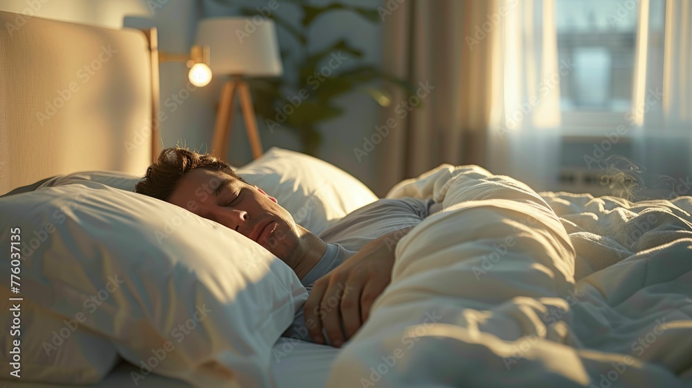 Elevated sleep position for acid reflux, shown in practical 3D ...