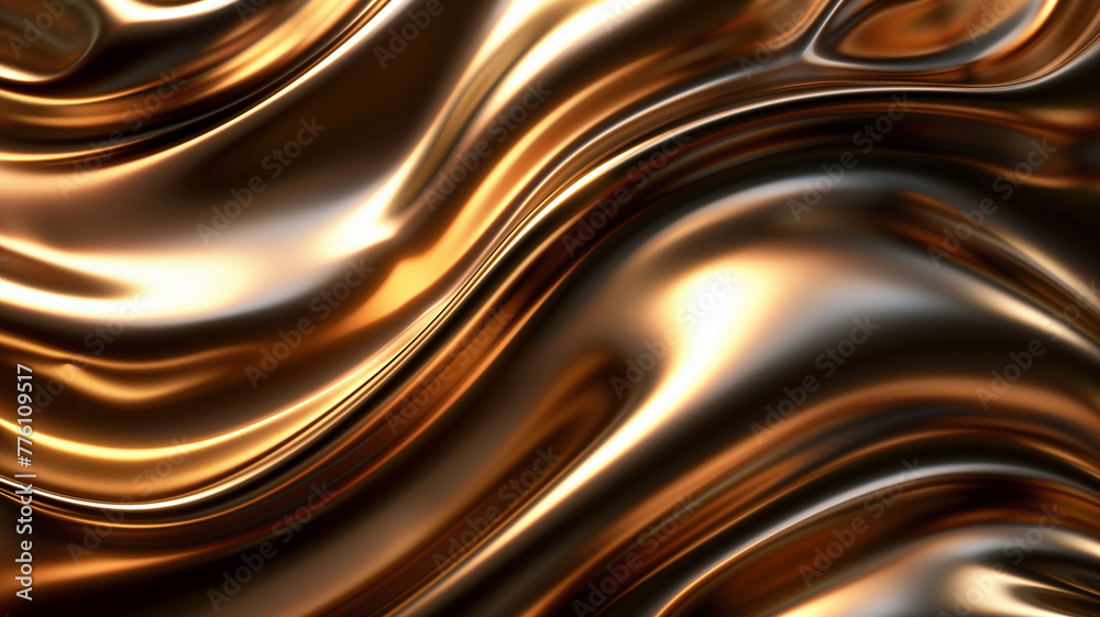 Shiny gold metal liquid. Metal liquid shiny mirror chrome water effect ...