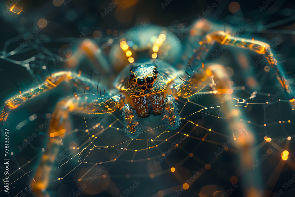 Elegant wireframe-based visualization against a radiant translucent ...