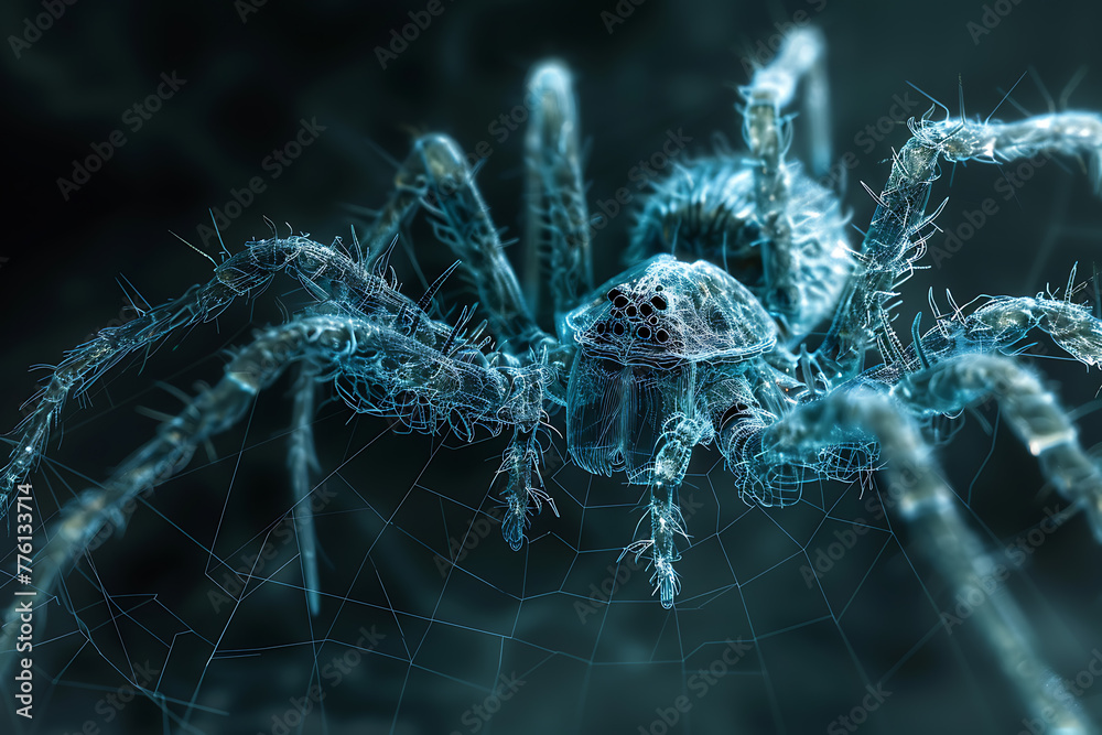 Elegant Wireframe Based Visualization Against A Radiant Translucent Backdrop Featuring The