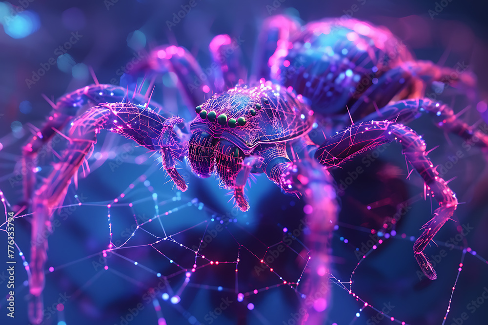 Elegant wireframe-based visualization against a radiant translucent ...