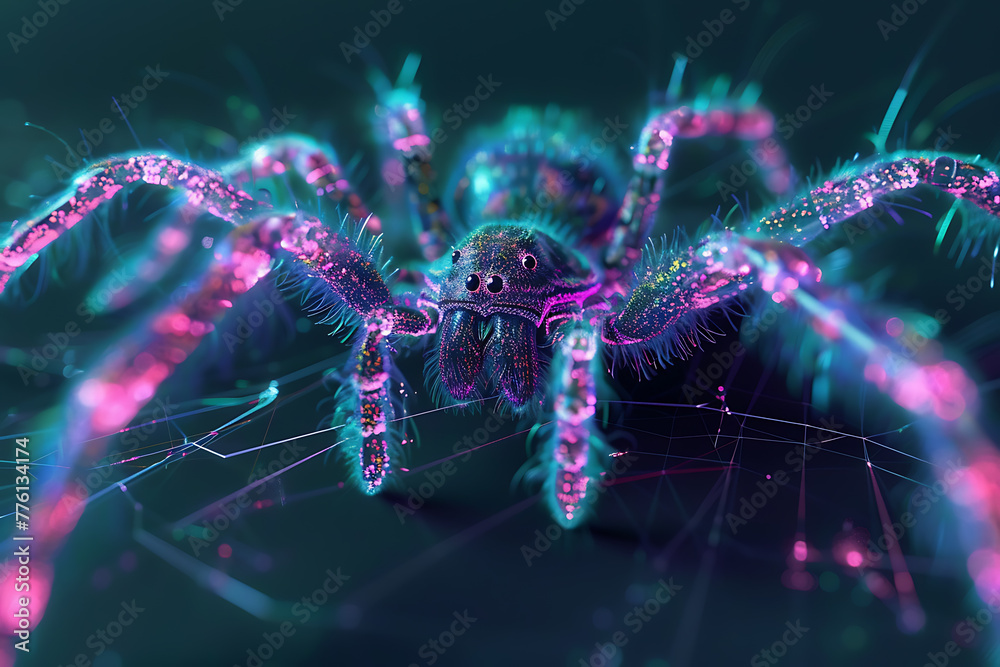 Elegant wireframe-based visualization against a radiant translucent ...