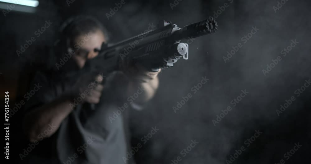 Man Firing Shotgun Captured in 800fps Super Slow-Motion, High-Speed ...