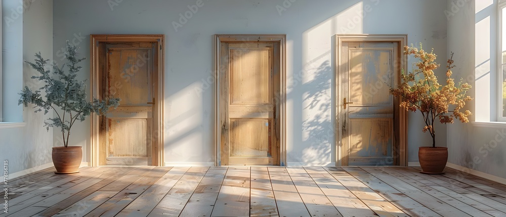 Symbolism of Decision-Making: The Interior Room with Three Closed Doors ...