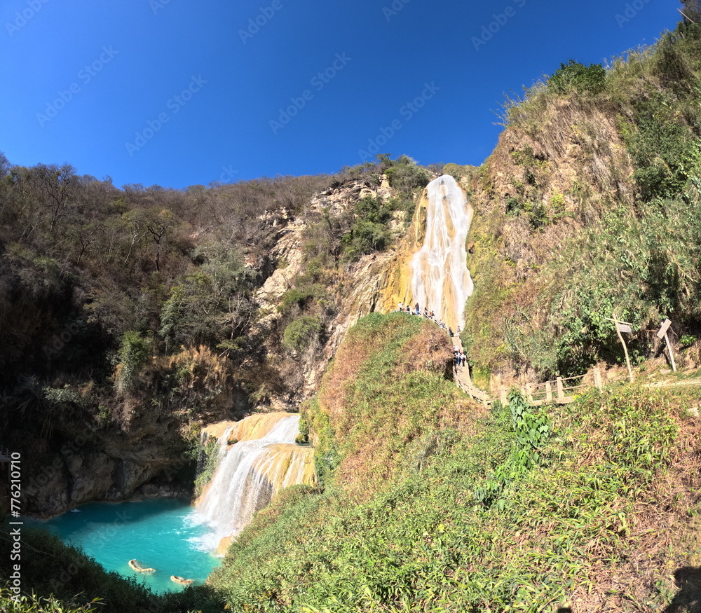 Cascadas de El Chiflon,Chiflon waterfalls,Centro Ecoturistico Cascadas ...