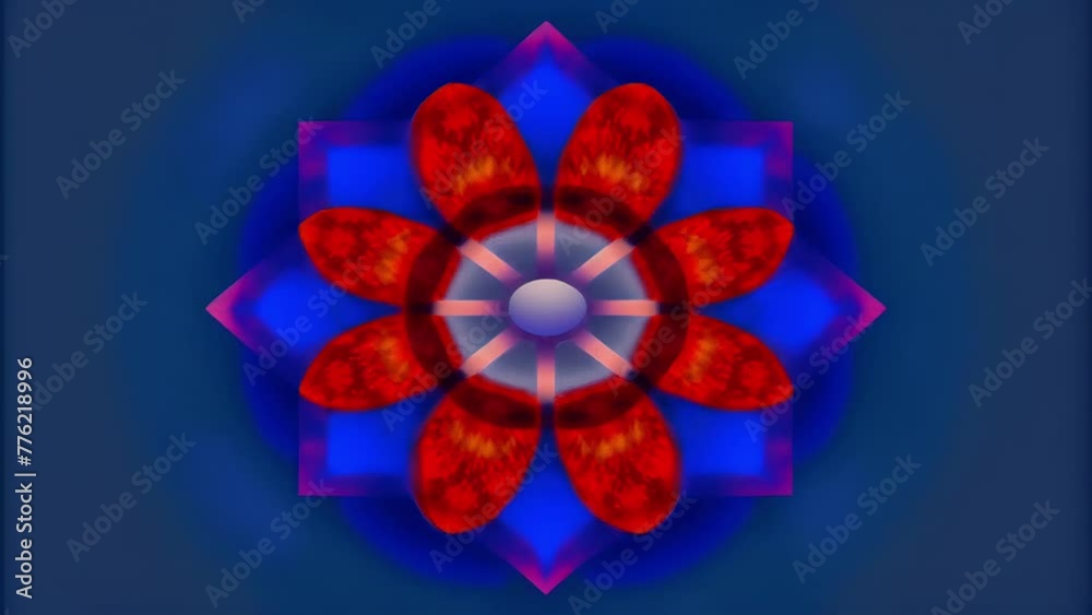 Bold and contrasting lines and shapes intersecting in a circular ...