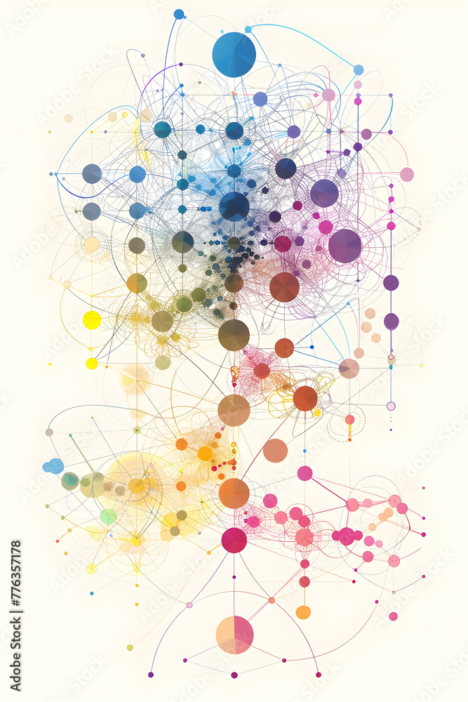 Visual Representation Of Ls Tree Algorithm Structure In Data Partitioning And Organization Stock