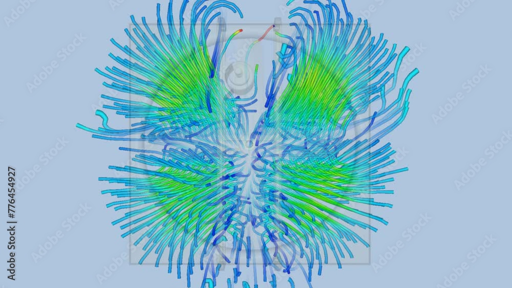 CFD simulation Computational fluid dynamics - fan airflow simulation ...