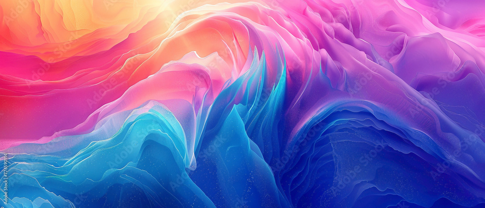 Explore the mesmerizing beauty of a gradient, where colors ebb and flow ...