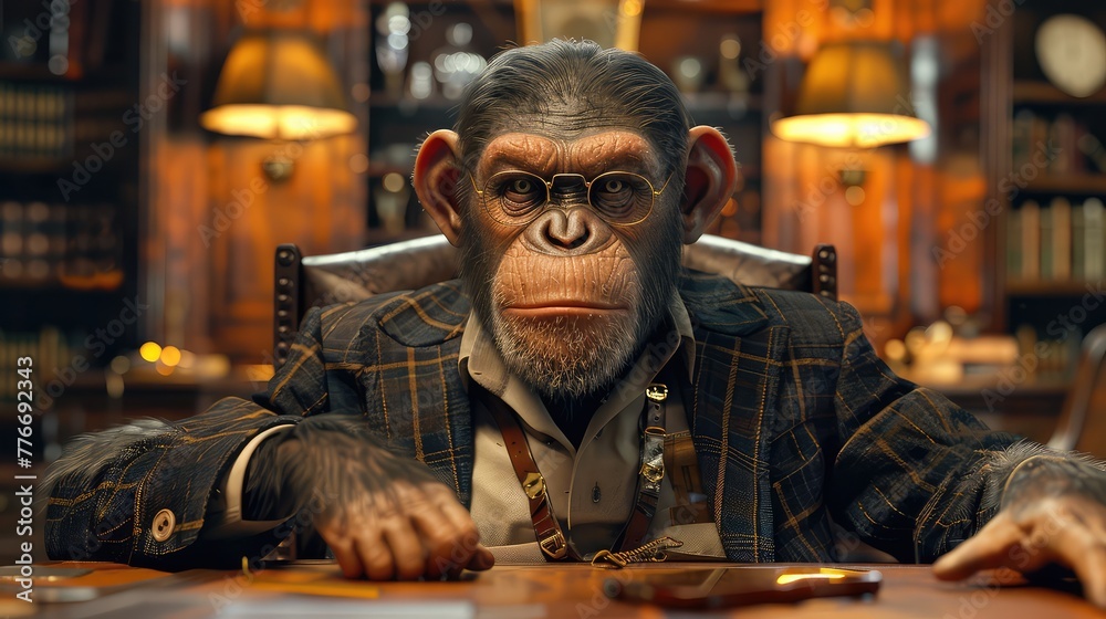 Monkey Business, Playful and humorous visuals featuring monkeys engaged ...