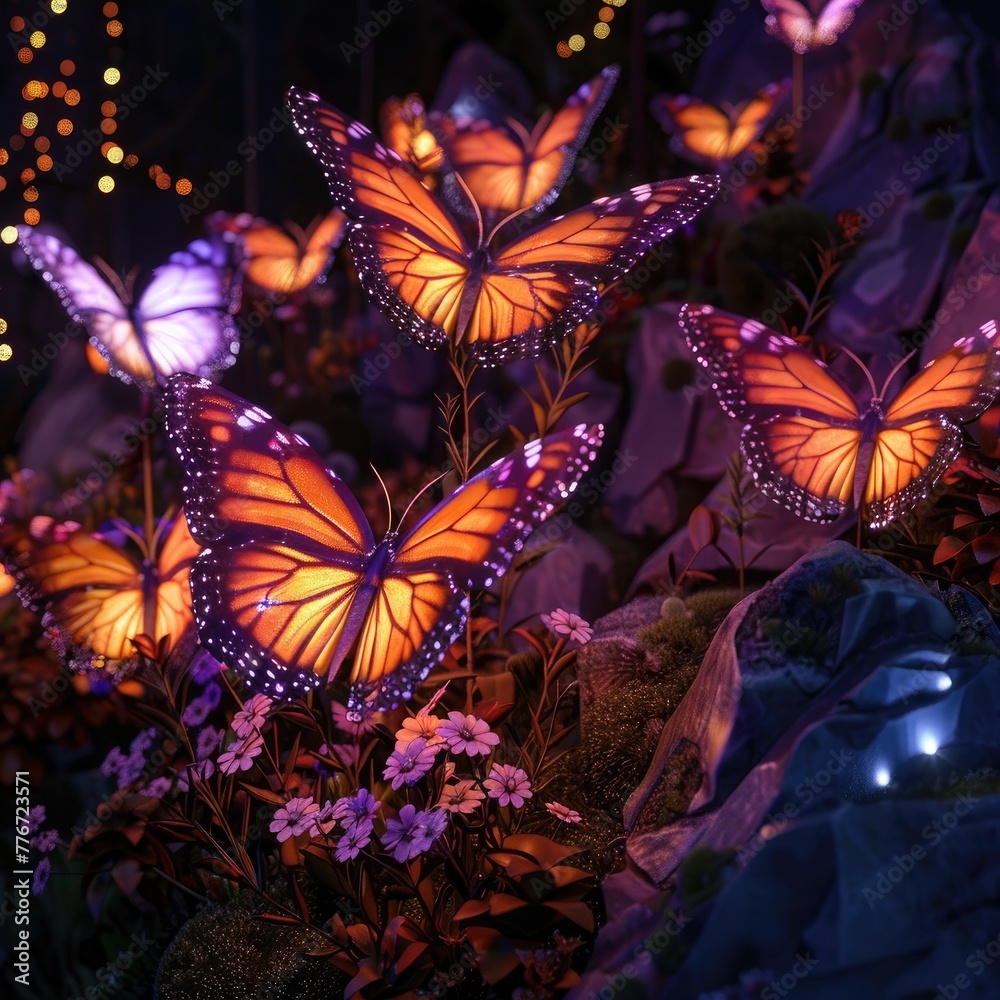 A digital memorial garden where visitors can dedicate virtual ...