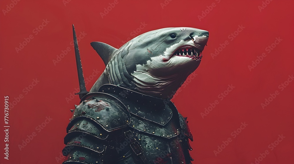 Fearsome Shark Bares Its Powerful Jaws in a Terrifying Display of ...