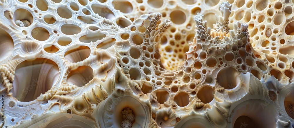 Foraminiferas Intricate Shell Structure A Glimpse into the Microscopic ...